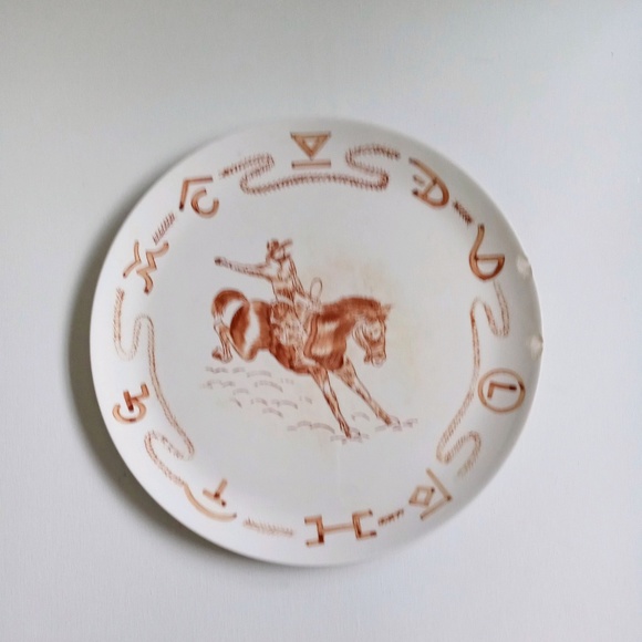 Vintage | Kitchen | Vintage Cowboy Brand Glass Serving Platter | Poshmark